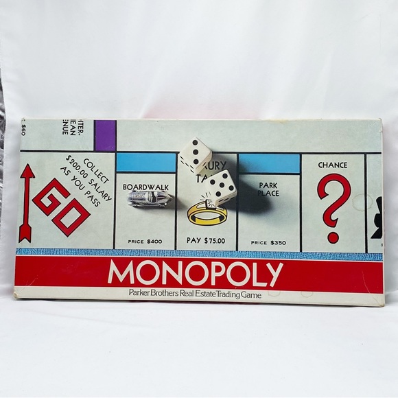 Parker Brothers | Games | Vintage 978 Parker Bros Monopoly Board Game ...
